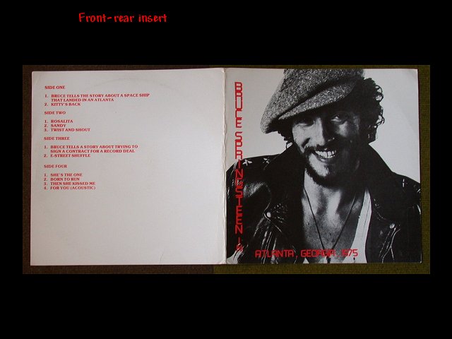 Bruce Springsteen Bootlegs : ATLANTA GEORGIA 1975 - LPAG71