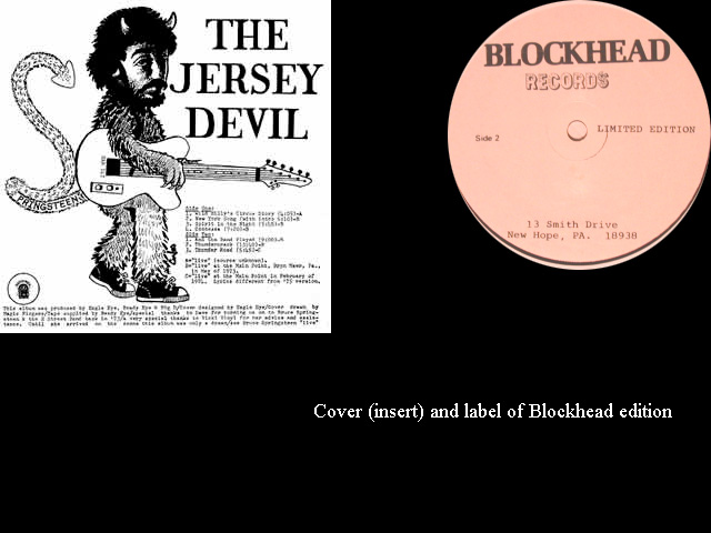 Bruce Springsteen Bootlegs : JERSEY DEVIL - LPJD2