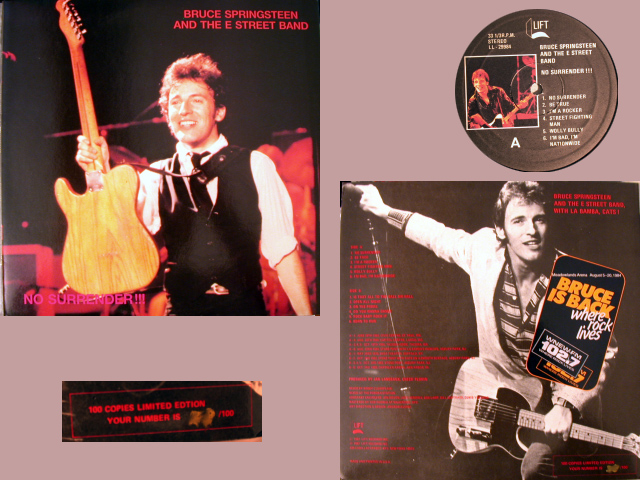 Bruce Springsteen Bootlegs : NO SURRENDER - LPNS1
