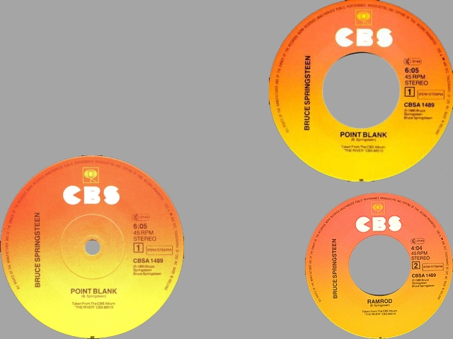 Bruce Springsteen Discography : POINT BLANK / RAMROD - CBSA1489