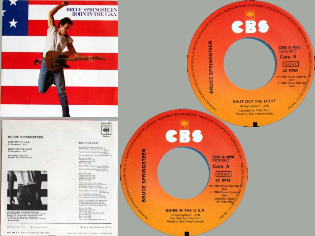 Bruce Springsteen Discography : BORN IN THE USA / SHUT OUT THE LIGHT ...