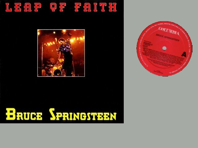 Bruce Springsteen Discography : LEAP OF FAITH LP / LIVE - 30 DAYS OUT ...